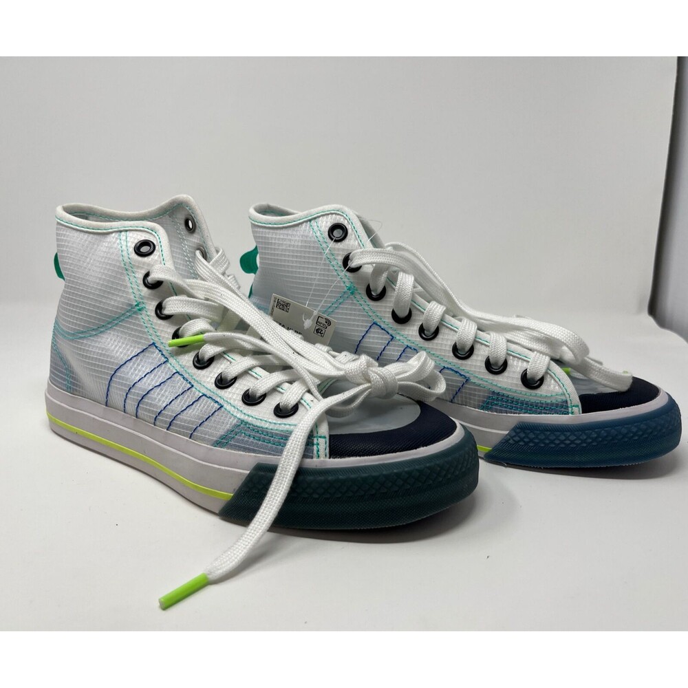 Adidas Originals Nizza Hi Rf White Blue Fy3093 Comfor… - Gem